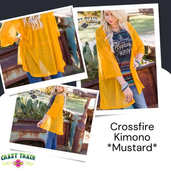 Crazy Train | Jackets & Coats | Crazy Train Crossfire Kimono | Poshmark
